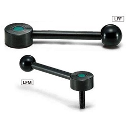 Leviers à excentrique double, avec axe d'articulation de HALDER ...