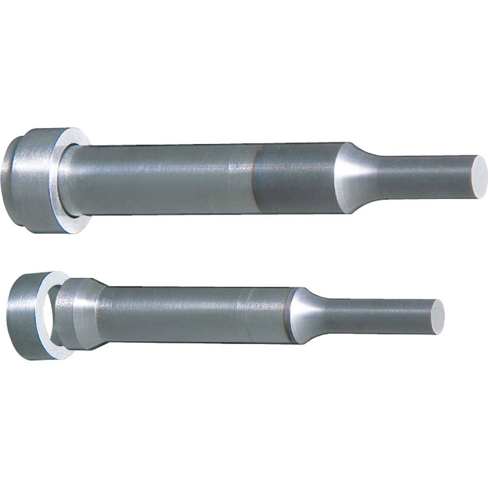 Poinçon cylindrique épaulé / tête conique 45° / HW de MISUMI | Boutique ...