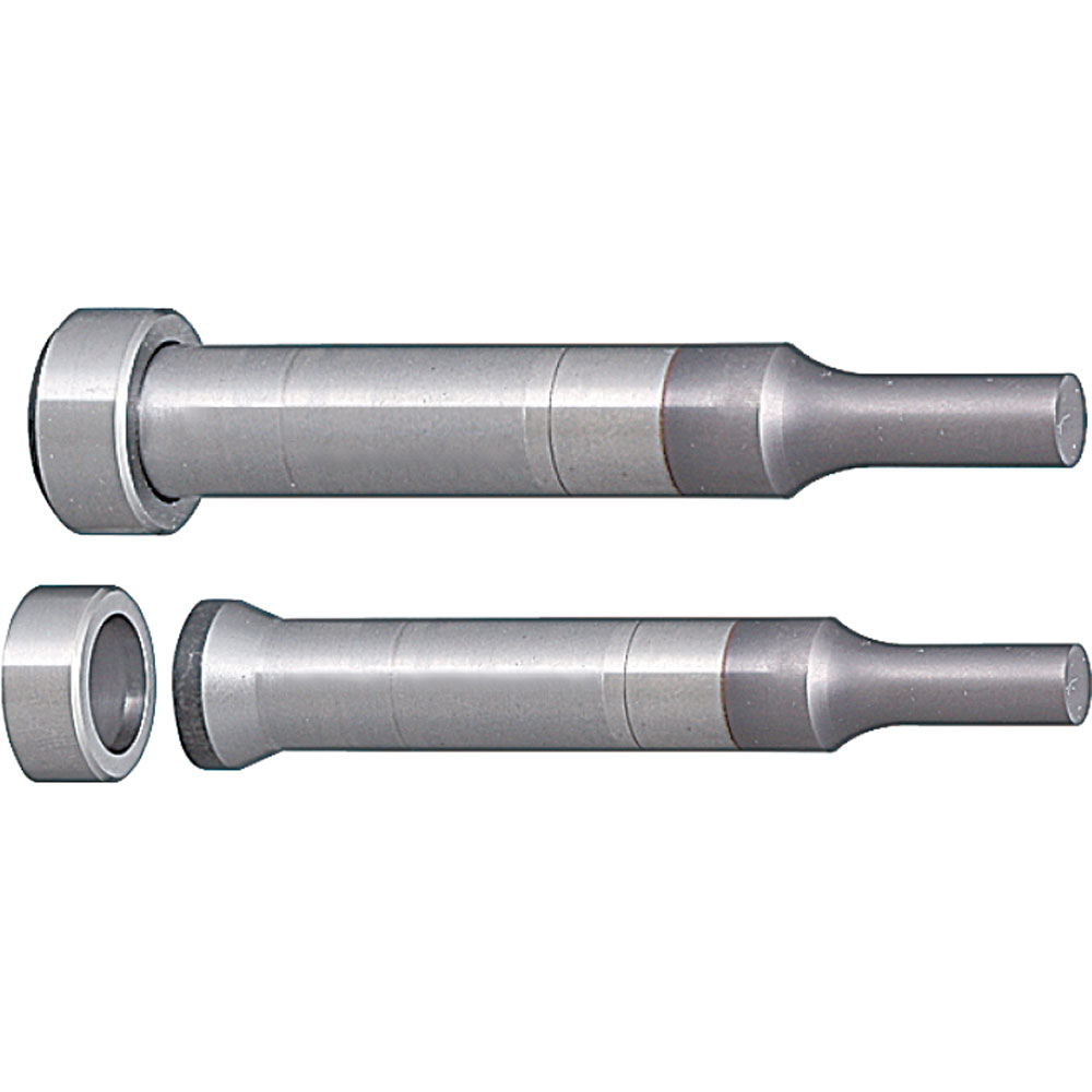 Poinçon cylindrique épaulé / tête conique 45° / HW de MISUMI | Boutique ...